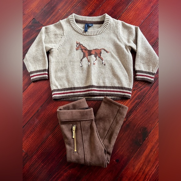 Janie and Jack | Matching Sets | 2m Janie And Jack Horse Sweater And ...